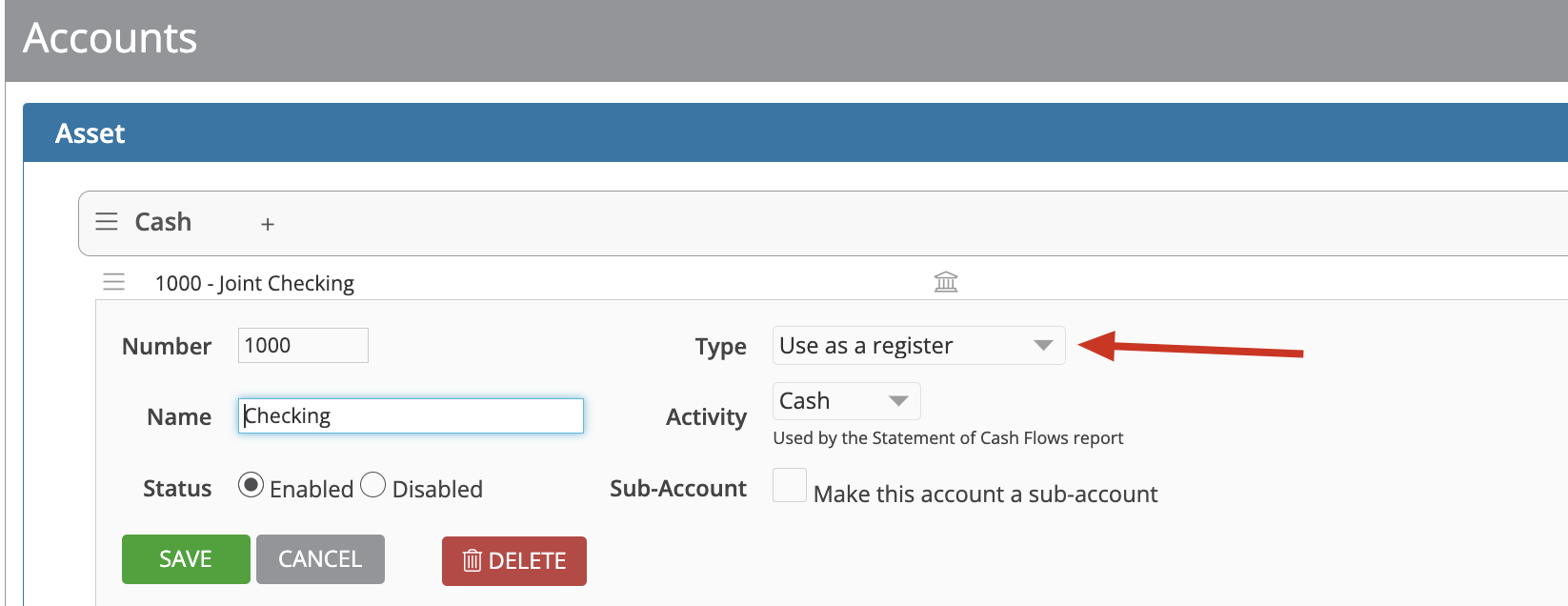 Register Overview – Aplos