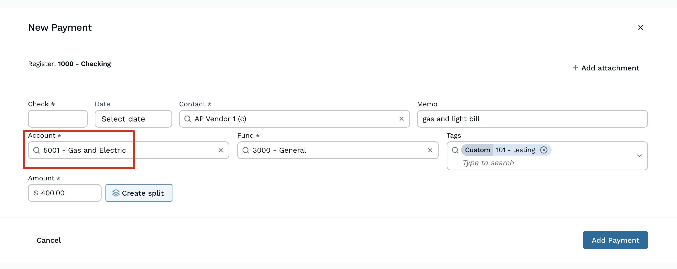 Entering Transactions in Your Register – Aplos