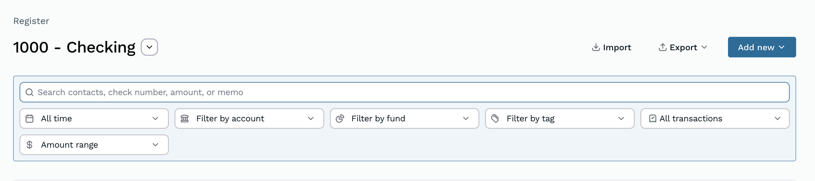 Searching, Filtering, and Sorting Your Aplos Register – Aplos