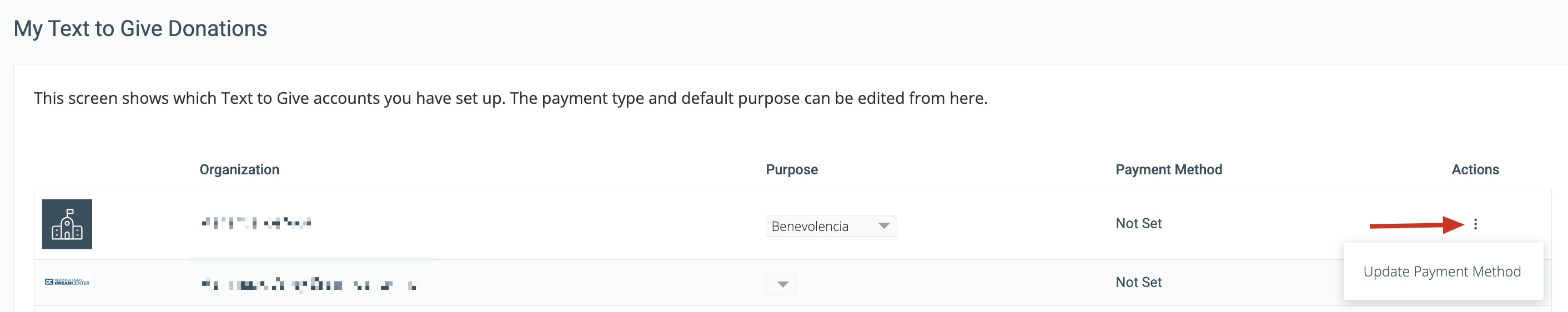 My Aplos Donor Account: Managing your Text to Give Donation – Aplos